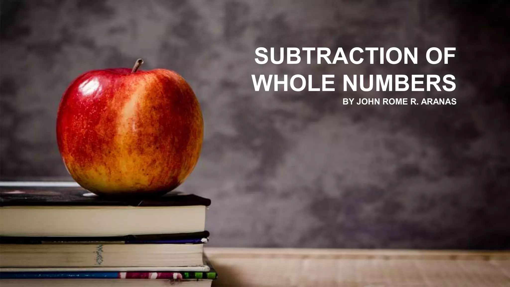 5. lesson 4 subtraction of whole numbers | PPT