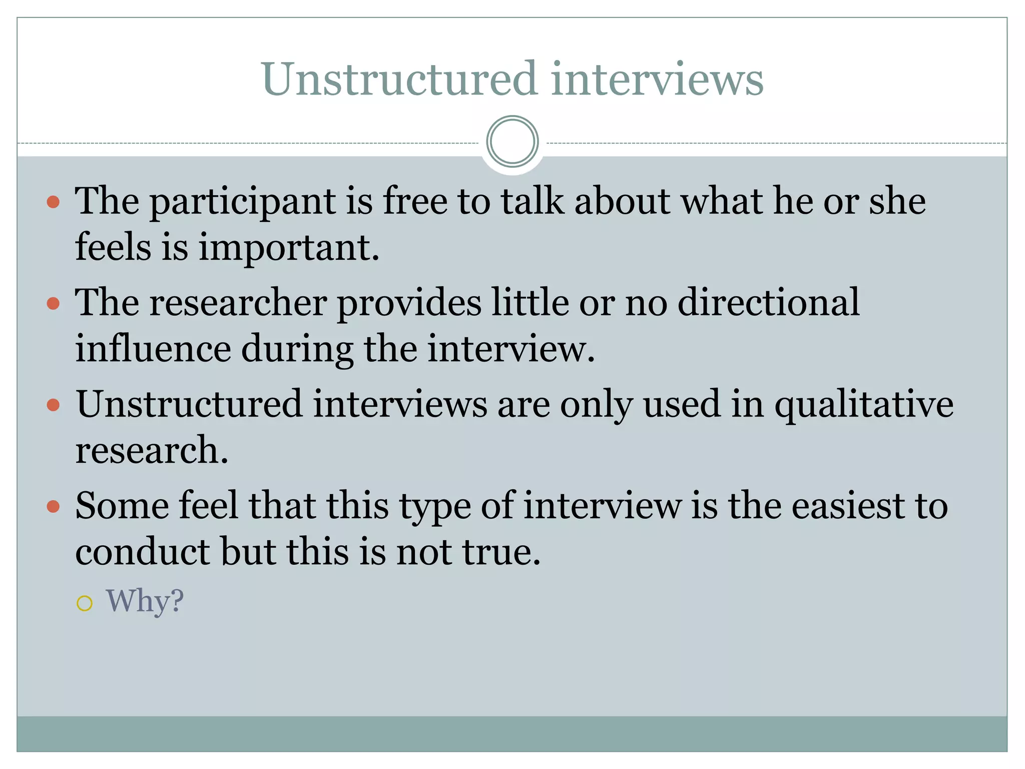 5. research methods interviews | PPT
