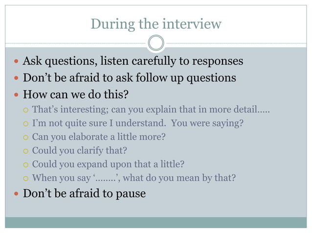 5. research methods interviews | PPT