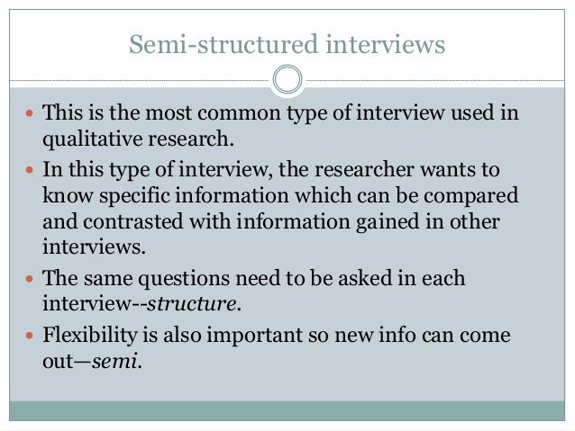5. research methods interviews