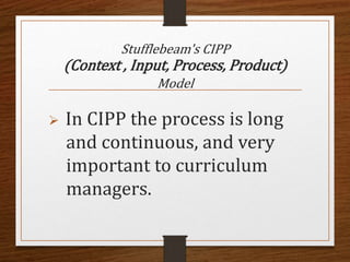 curriculum evaluation | PPT