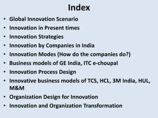 Innovation Modes and Design.Dr.pankaj madan | PDF