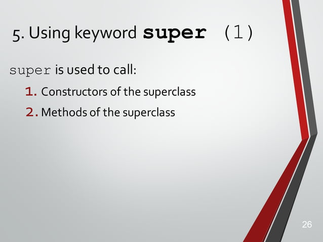 Java Oop Programming Language Part 5 Inheritance