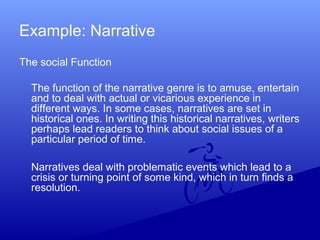 Genre (suhartini syukri) | PPT | Free Download