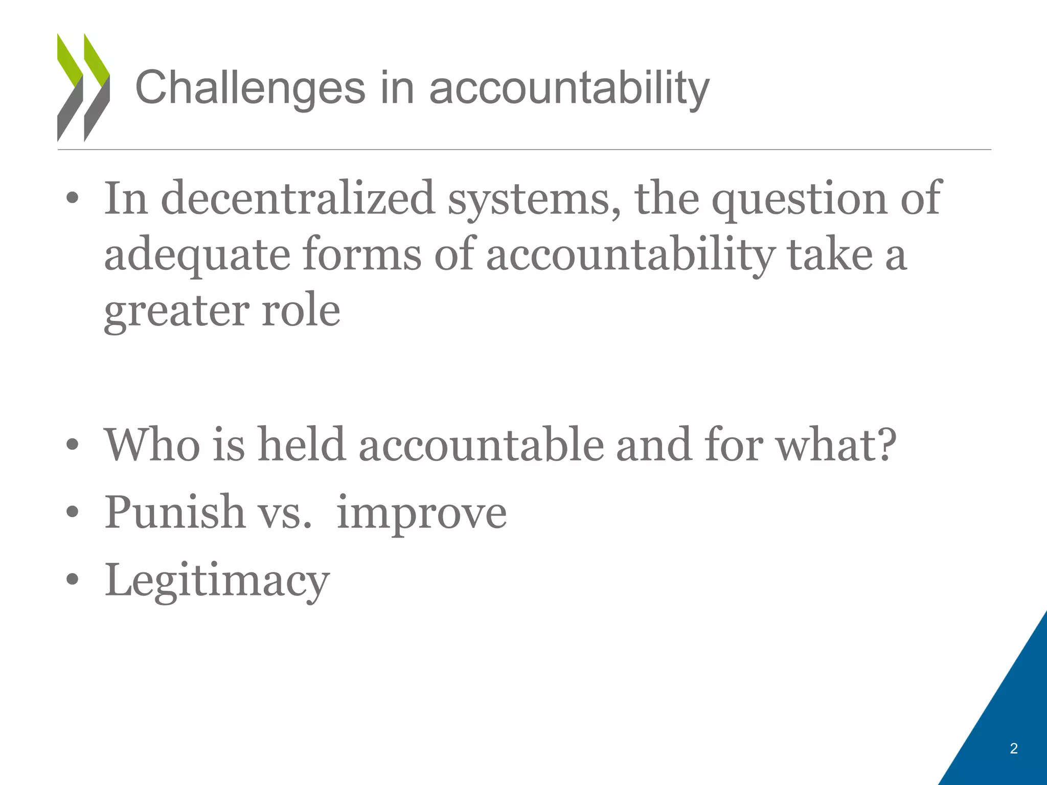 Making Accountability work in Education | PPT