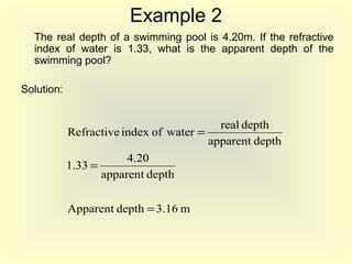 5.2 refraction of light | PPT