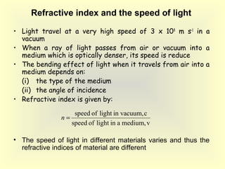5.2 refraction of light | PPT