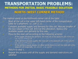 5. transportation problems | PDF
