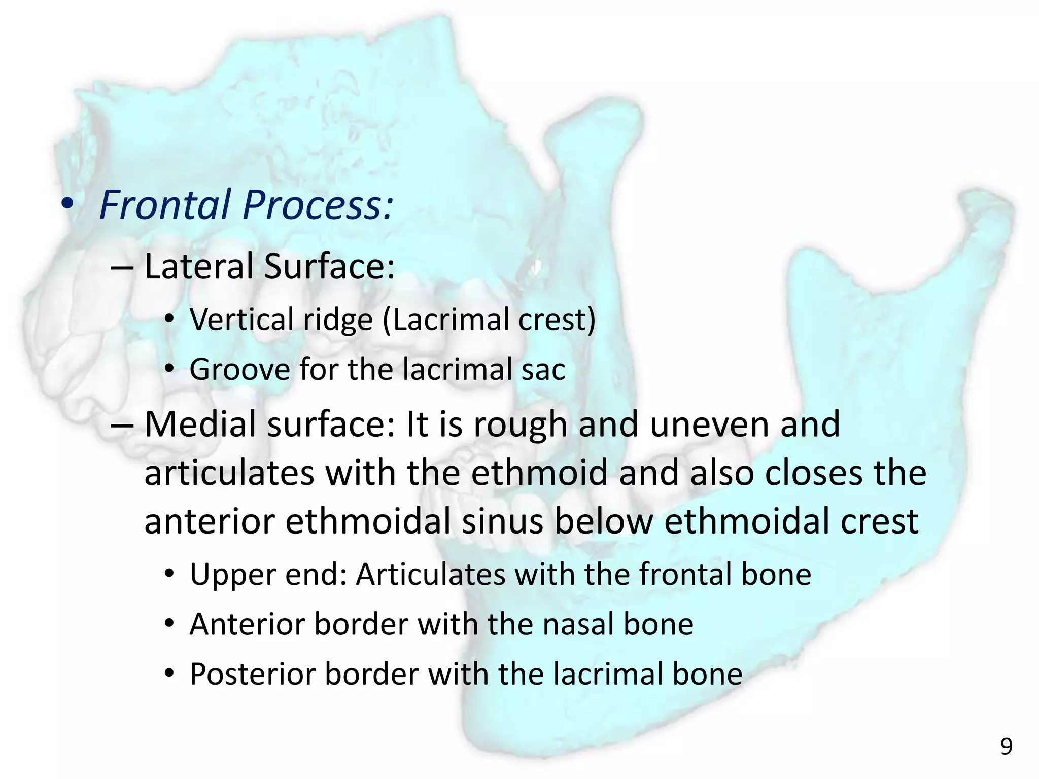 5.osteology of maxilla and mandible, facial nerve | PPTX