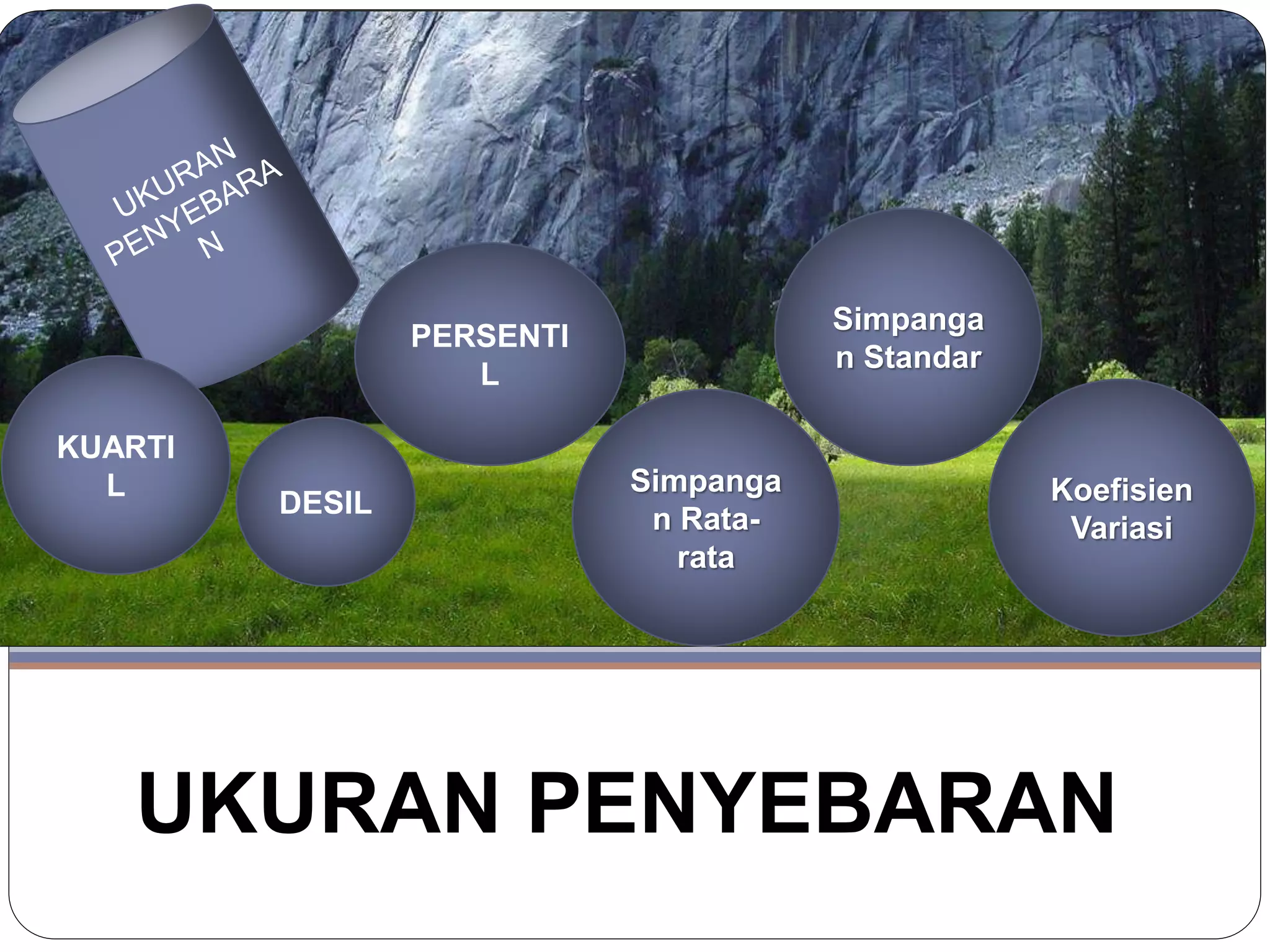 Ukuran Penyebaran | PPT