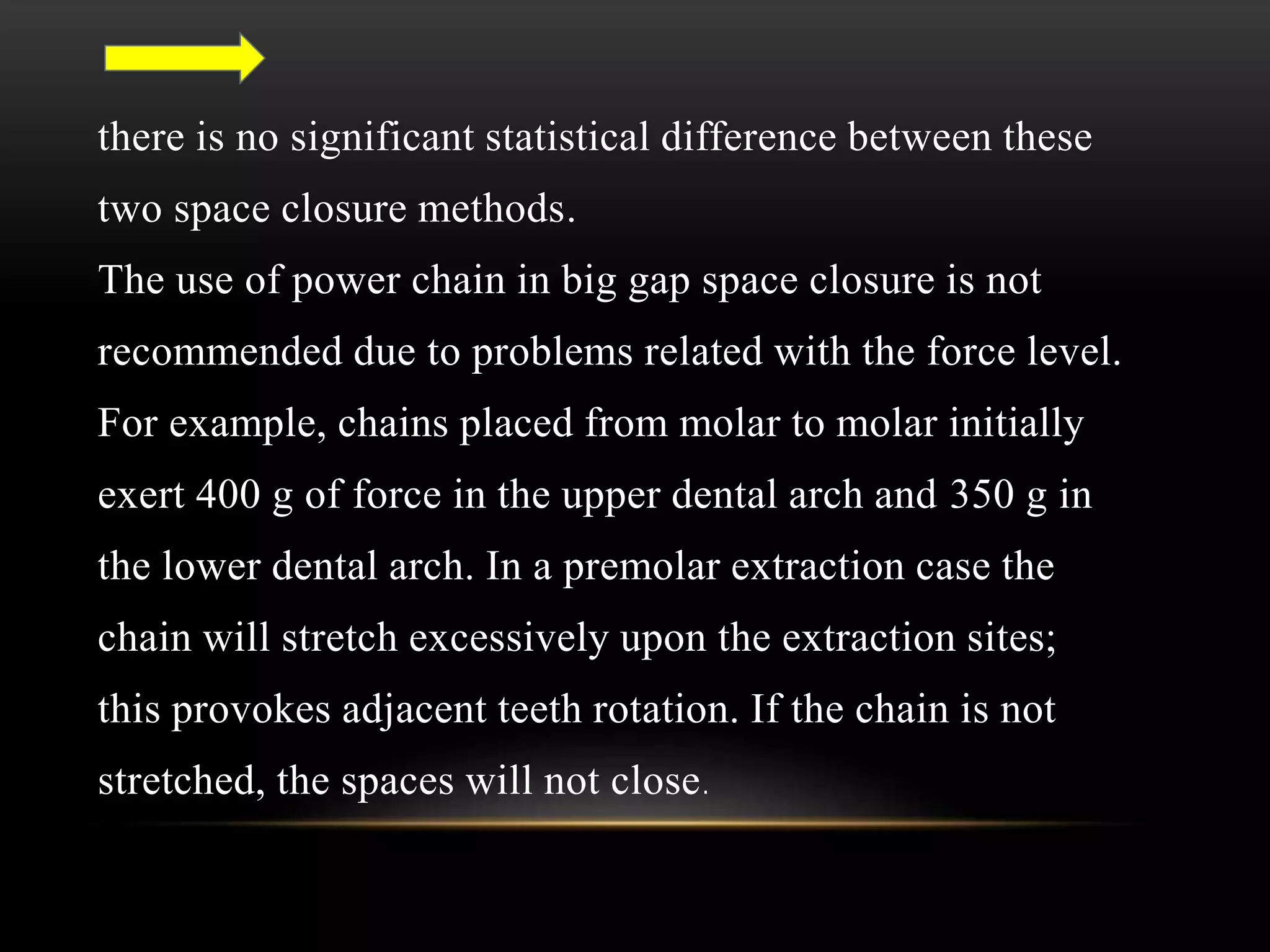 Space closure in orthodontics by elastics | PPTX
