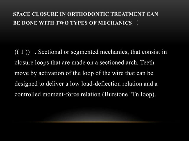 Space closure in orthodontics by elastics | PPTX | Dental Health ...