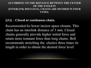 Space closure in orthodontics by elastics | PPTX