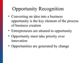 5.opportunity recognition and_the_screening_process | PPT