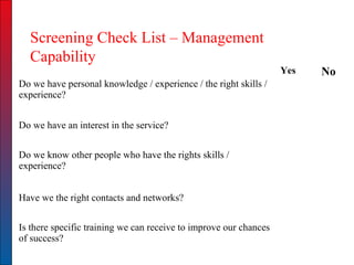 5.opportunity recognition and_the_screening_process | PPT