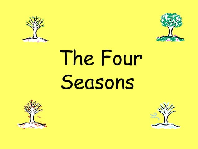 the four seasons / las cuatro estaciones | PPT