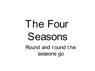 the four seasons / las cuatro estaciones | PPT