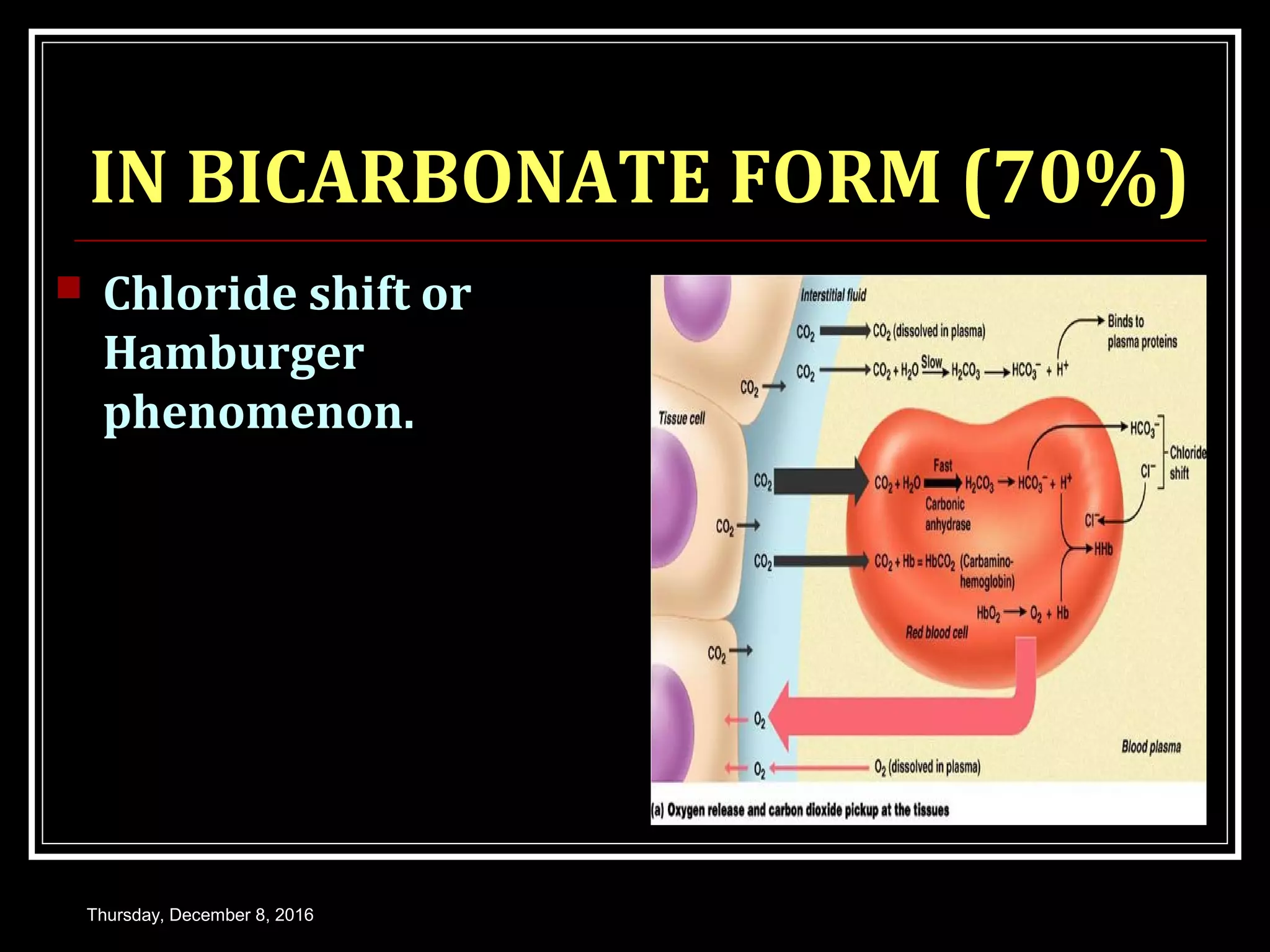 TRANSPORT OF CARBON DIOXIDE | PPT