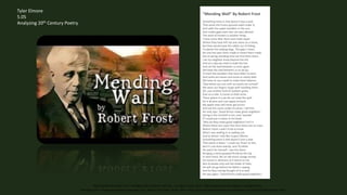 5.05 analyzing 20th century poetry | PPT