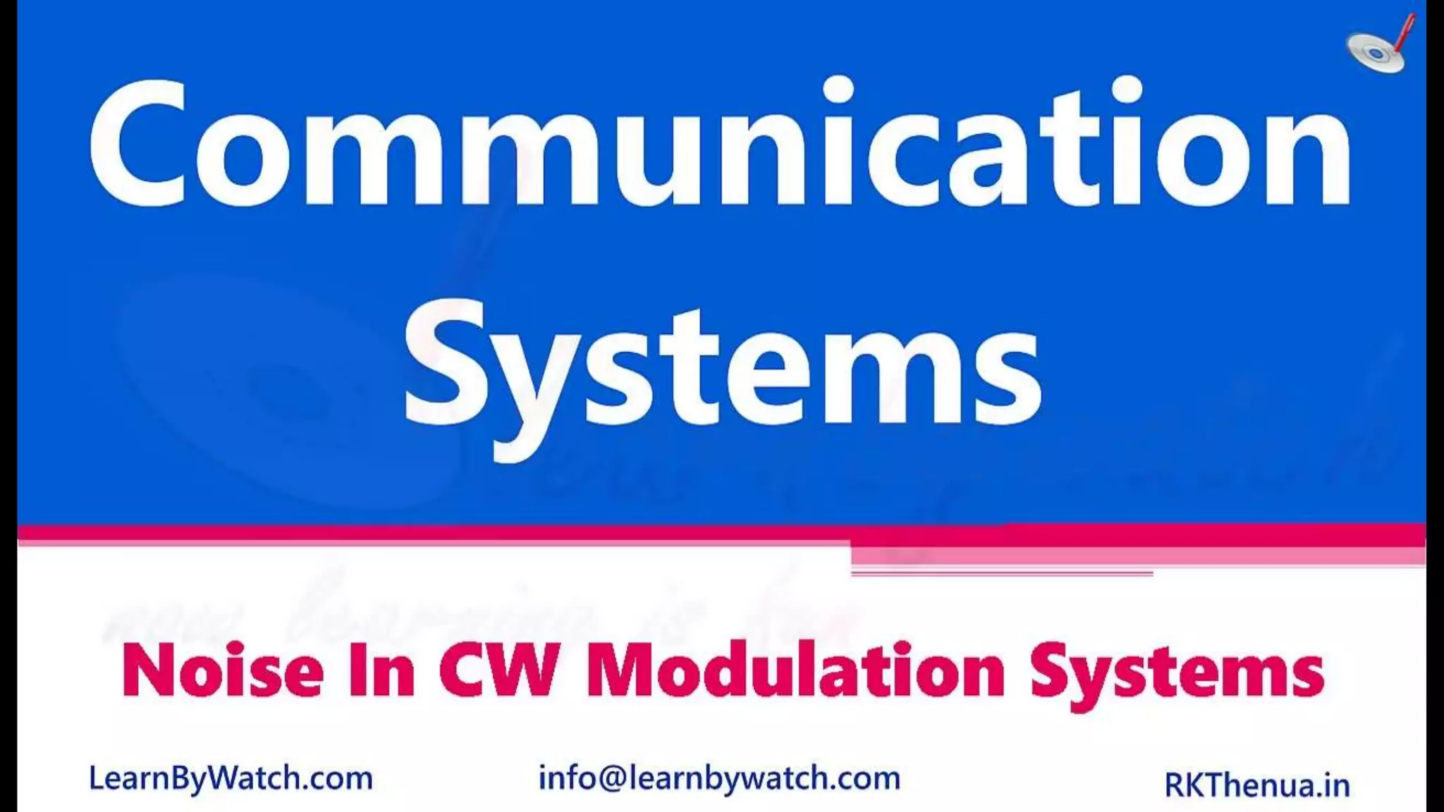 noise in cw modulation systems | Communication Systems | PPTX | Computer Networking | Computing