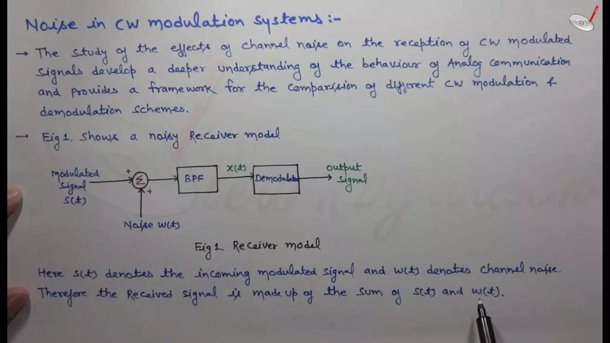 noise in cw modulation systems | Communication Systems | PPTX | Computer Networking | Computing