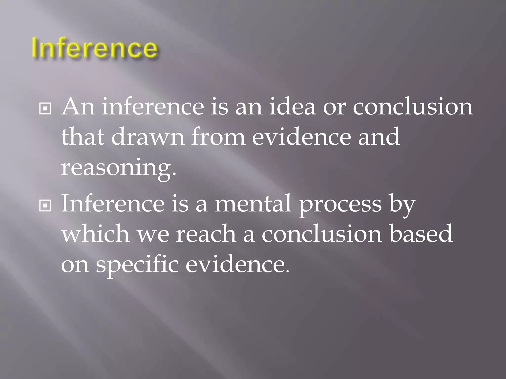 making inference | PPTX