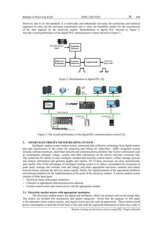 Remote reading of electricity meters using PLC | PDF