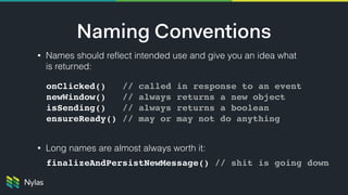 Software Engineering Best Practices @ Nylas | PPT