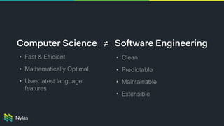 Software Engineering Best Practices @ Nylas | PPT