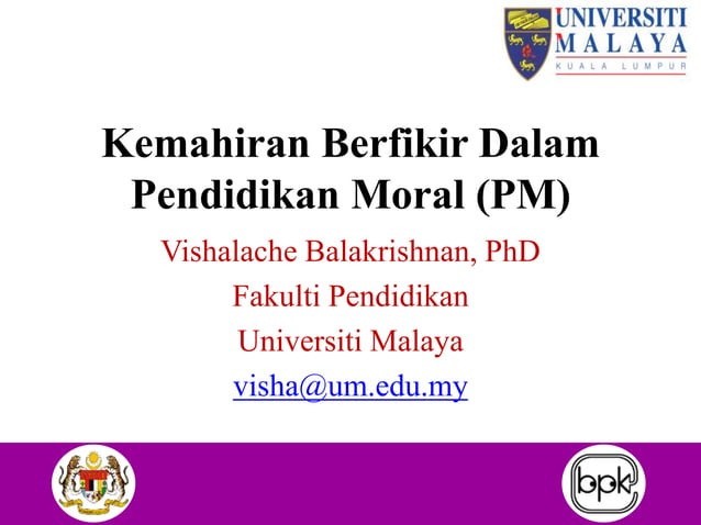 5.kemahiran berfikir dalam pendidikan moral | PPT