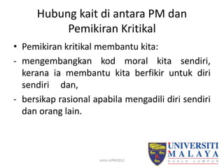 5.kemahiran berfikir dalam pendidikan moral | PPTX