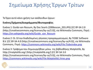 5.1 python γενικά - υπολογισμοί & μεταβλητές | PDF