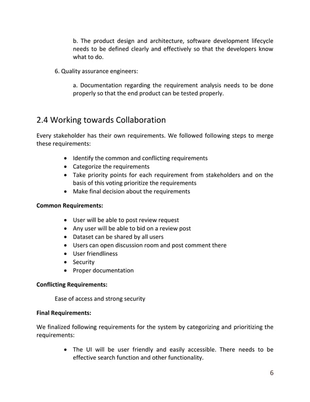 Software Project Management: Software Requirement Specification | PDF | Databases | Computer ...