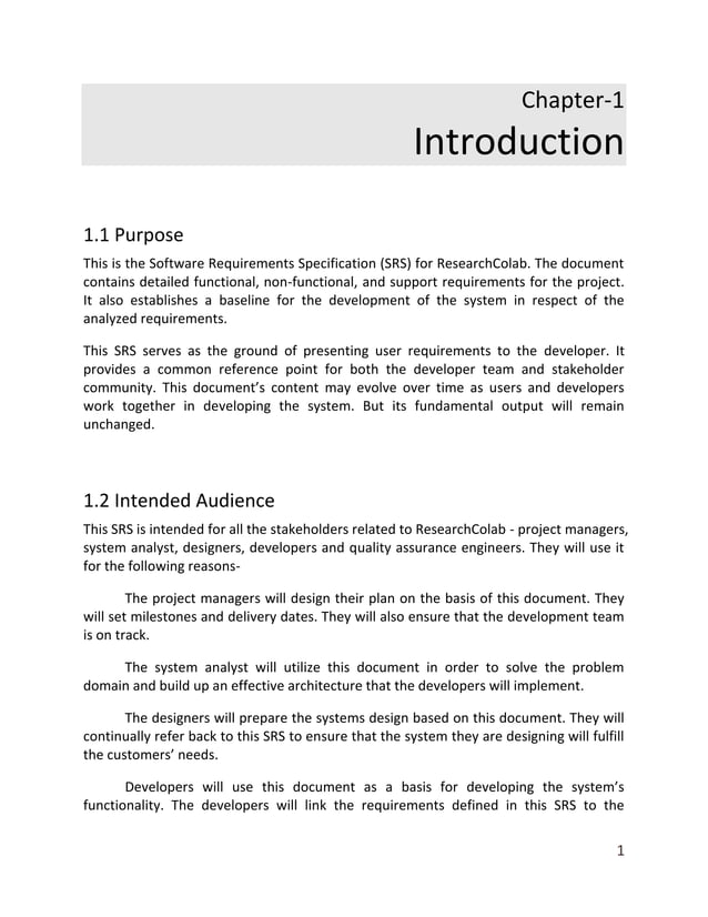 Software Project Management: Software Requirement Specification | PDF | Databases | Computer ...
