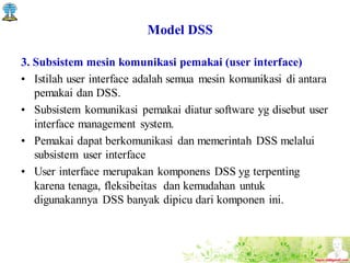 5. hapzi ali, sistem pendukung keputusan (decision support system), dss ...