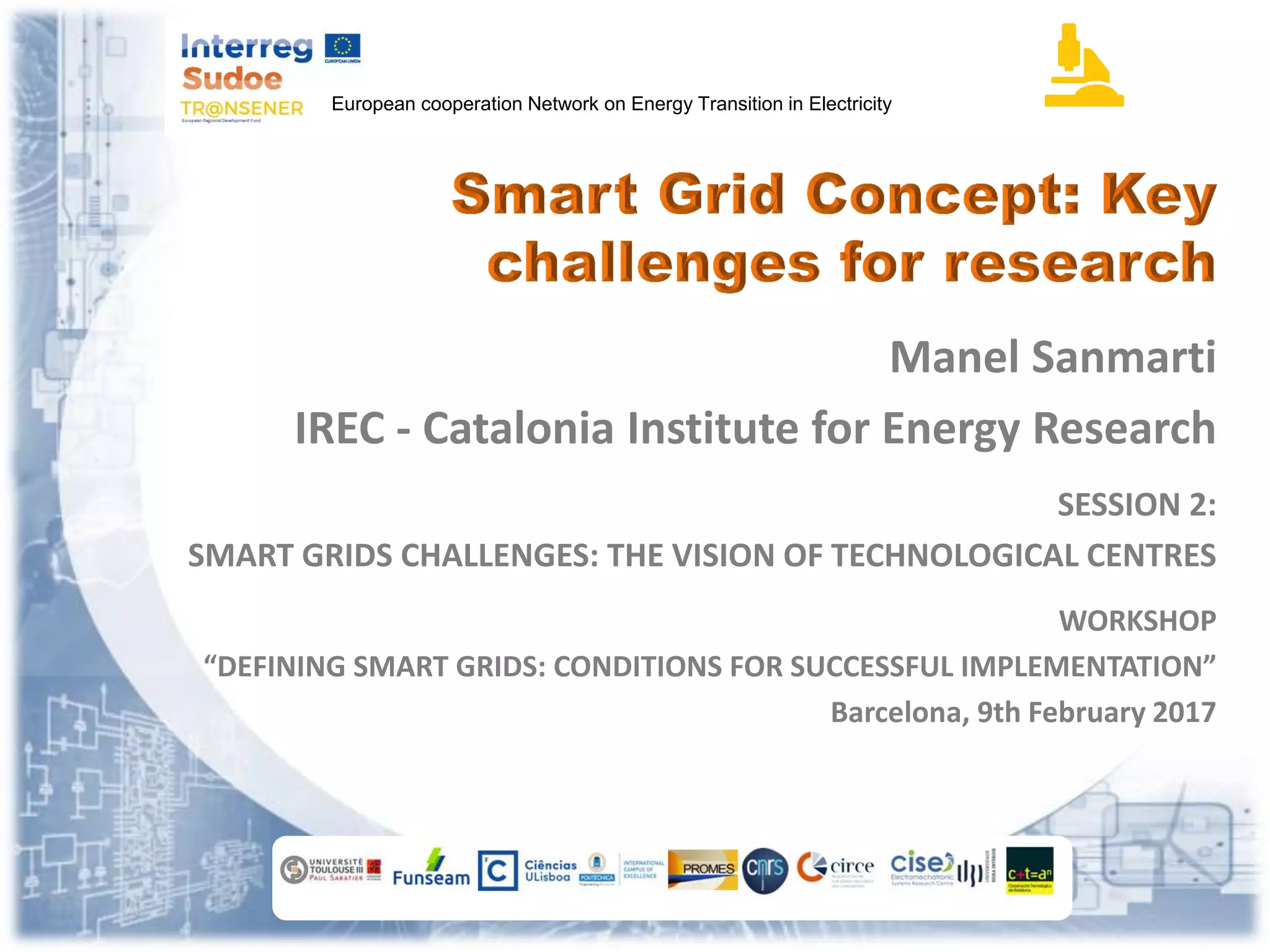 Smart Grid Concept: Key challenges for research | PDF