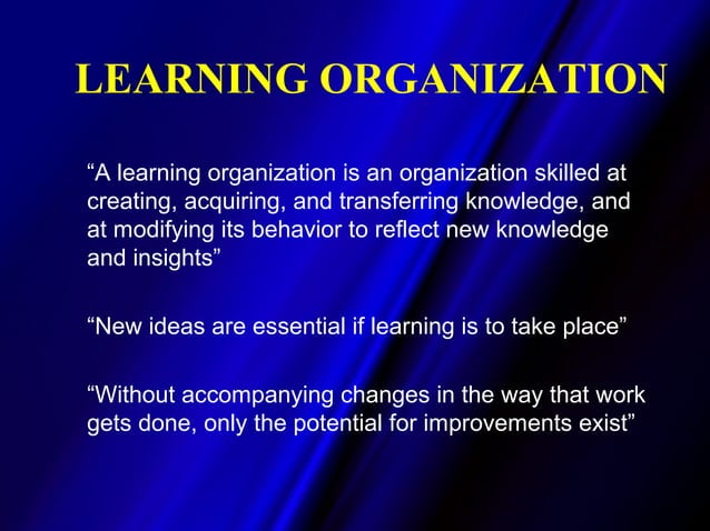 Organizational Development (OD)_Knowledge Management & Learning ...