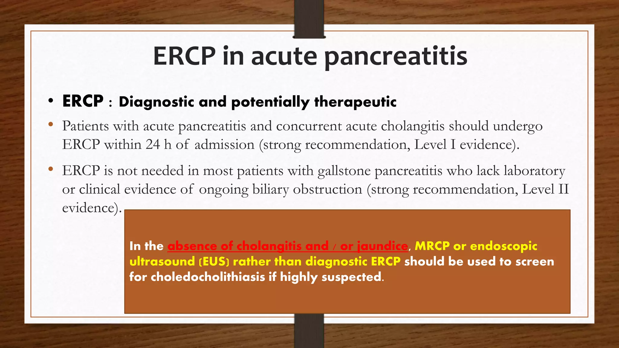 MANAGEMENT OF ACUTE PANCREATITIS | PPTX