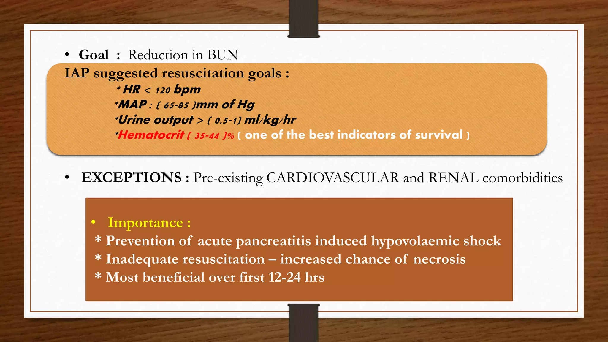 MANAGEMENT OF ACUTE PANCREATITIS | PPTX