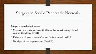 MANAGEMENT OF ACUTE PANCREATITIS | PPTX