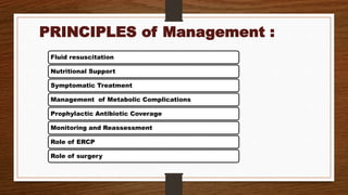 MANAGEMENT OF ACUTE PANCREATITIS | PPTX