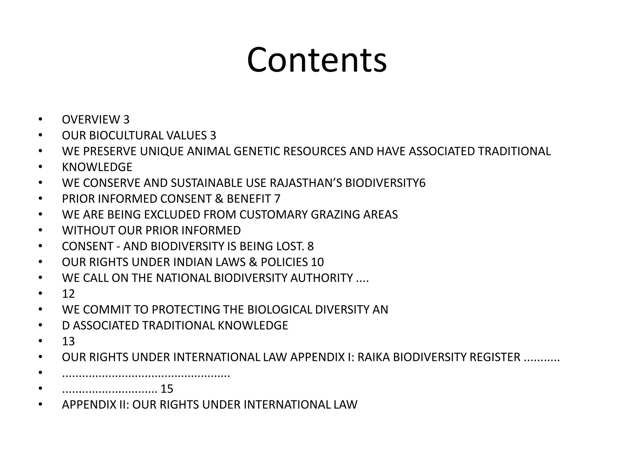 Biocultural Community Protocols: A tool for Strengthening the Rights of ...