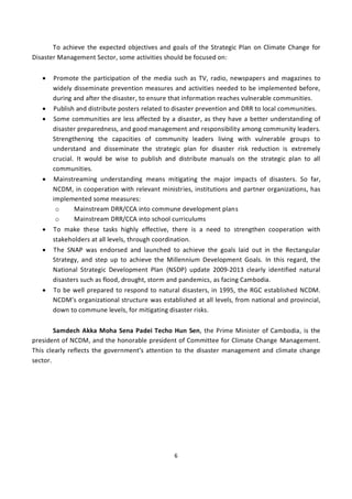 Climate change strategic plan for disaster | PDF