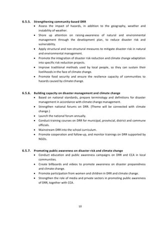 Climate change strategic plan for disaster | PDF