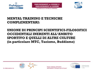 MENTAL TRAINING ED EMPOWERMENT | PDF