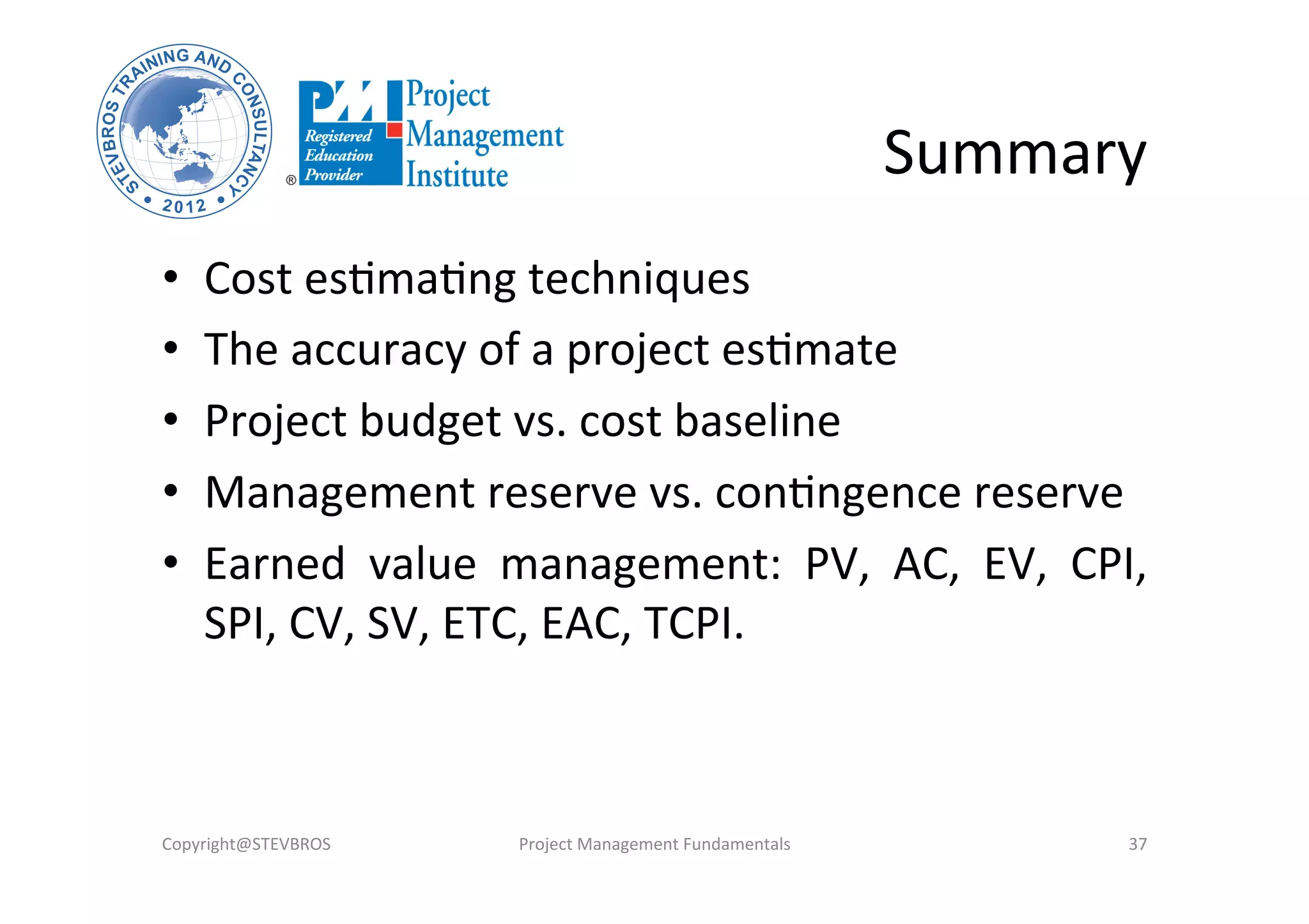 Project Cost Management | PDF
