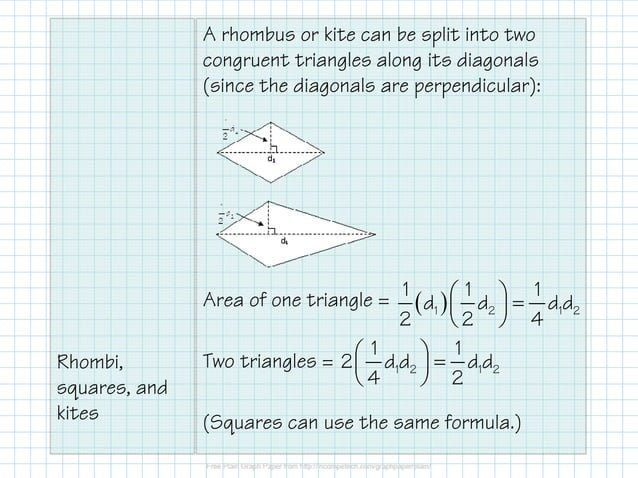 5.13.1b Area of Rhombi and Kites | PDF | Physics | Science