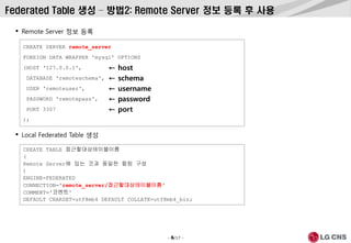 Federated Engine 실무적용사례 | PPT | Free Download