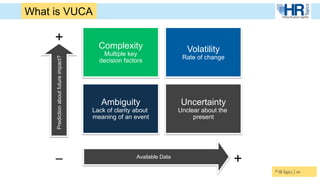 THE NEW VUCA WORLD – CREATING ALIGNMENT FOR STABILITY! | PPT