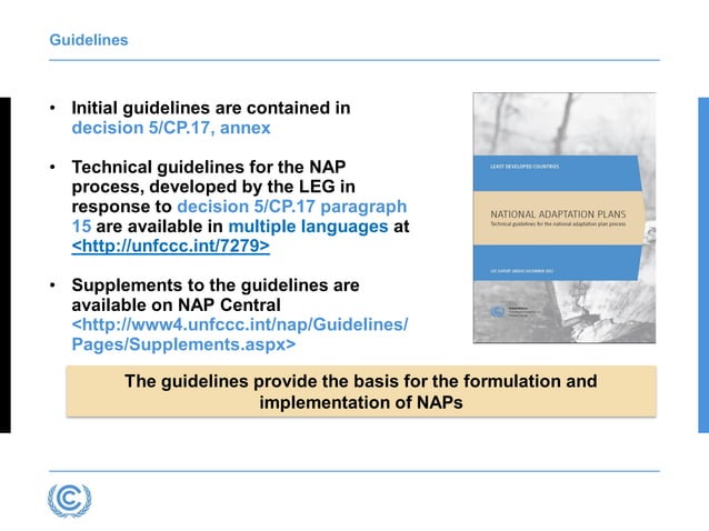 5.0 Overview of the NAP Process | PPT